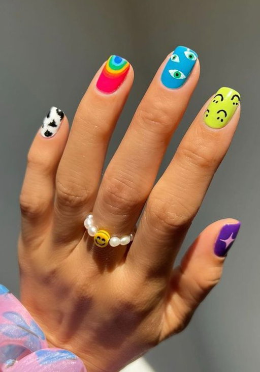 The Best 35 Short Acrylic Nail Styles to Show Your Nail Tech